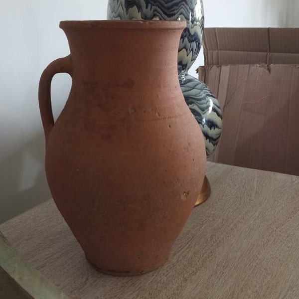 Double Clay Pot, Double Vase, Wabi Sabi Ceramics Vase, Antique Pottery ...