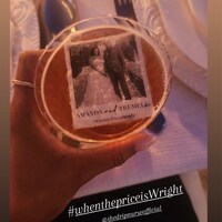 Edible Photo Drink Topper, Edible Image, Edible Photo, Wedding Toppers ...