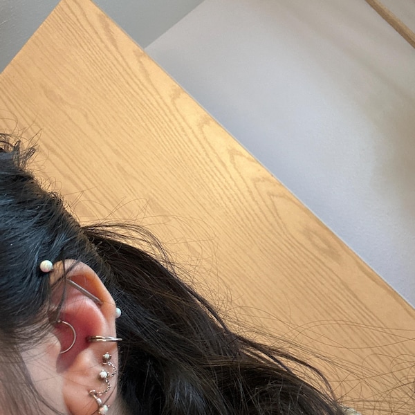 00G/0G/2G/4G/6G/8G/10G/12G/16G/18G/20G Black Implant Grade Titanium Large Gauge Thick Septum ...