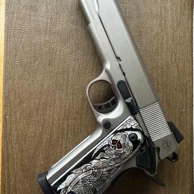 VITOONWOOD Matching 1911 Full Size Pearl MOP Handle Grips Fit M1911 ...