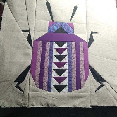 Beetles / SET 3 Quilt Block Beetle Patterns / PDF Pattern / Paper ...