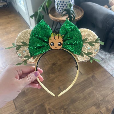 Groot Mouse Ears, Marvel Guardians of the Galaxy Character Inspired ...