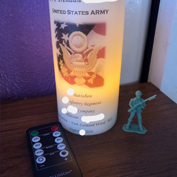 VICTORY Forge/forge Army Basic Training 6" Custom/personalized LED ...