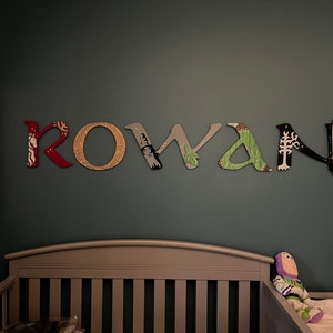 Middle Earth Painted Letters Hobbit Nursery Letters Wizard Nursery Wood ...