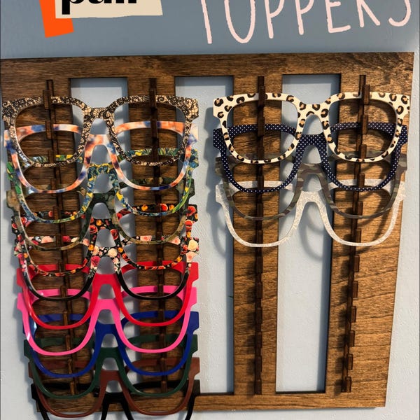 Pair Eyewear 15 Topper Storage Panel With Personalized Top - Etsy