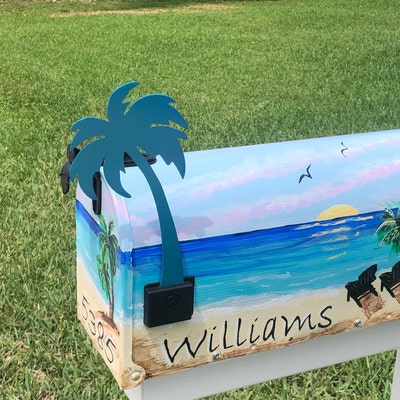 Palm Tree Mailbox Flag - Etsy
