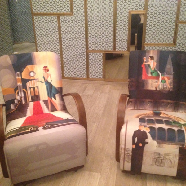 Flapper Collection both Chairs - Etsy