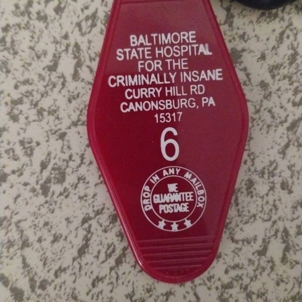 Baltimore State Hospital for the Criminally Insane Key Fob - Etsy