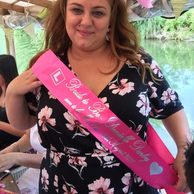Personalised Hen Party Sash / Birthday Sashes / Hen Night Do Accessory ...