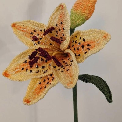 Crochet Peace Lily Pattern Photo Tutorial Crochet Plant Pattern - Etsy