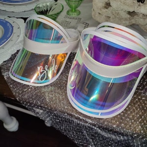 Personalized Holographic Visor for Bachelorette Party - Etsy