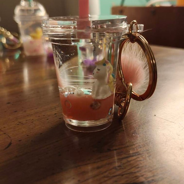 Iridescent Dinosaur Keychain – Cute Acrylic Dino Charm for Bags ...