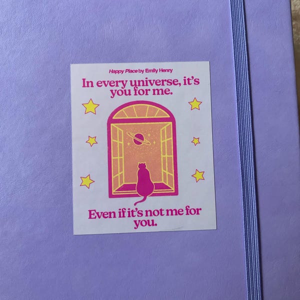 Happy Place Poster, Emily Henry Poster, 8.5x11 Inch Poster, Matte ...