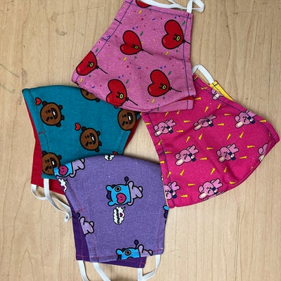 BTS Face Mask - Etsy