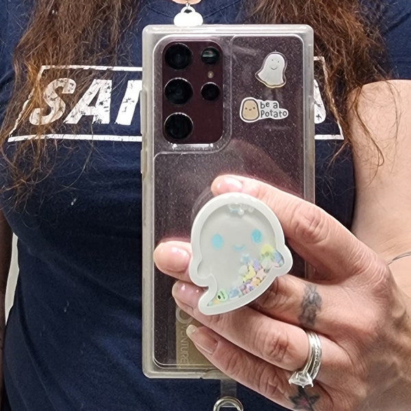 Ghost Shaker Popsocket™, Pastel Ghost Shaker Popgrip™, Swappable ...