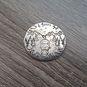 Roman Numeral Date Pocket Token Pocket Coin Love Token - Etsy