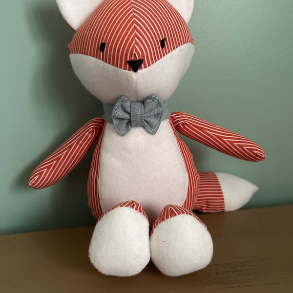 Plush Fox Sewing Pattern and Tutorial, Memory Bear Pattern Pdf - Etsy UK