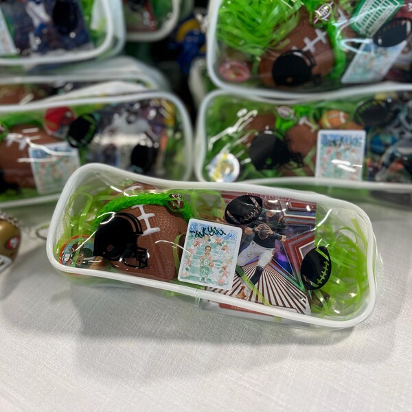 Sports Theme Pouch Personalized Clear Pouch Goody Bag Custom Gift ...