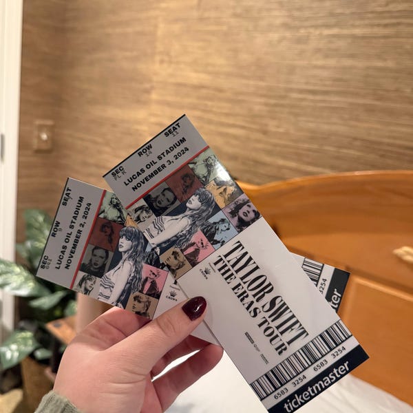 Personalized Concert Souvenir Ticket Fully Editable Digital Template - Etsy