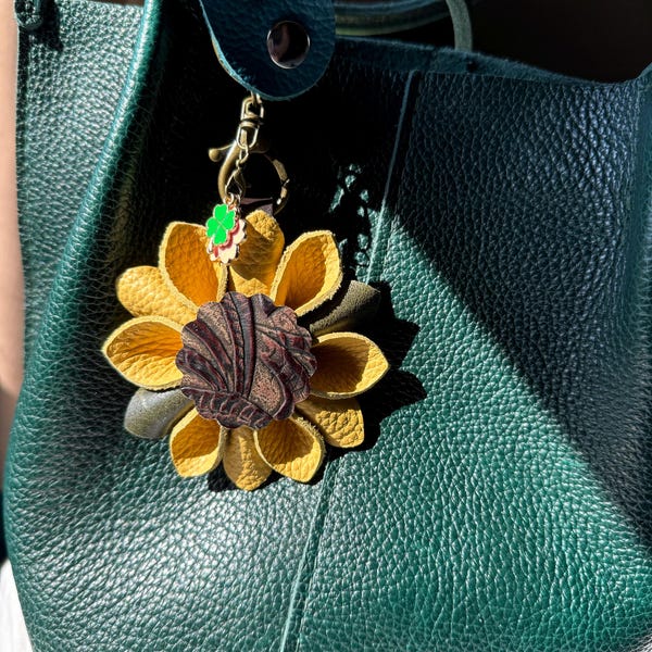 Cherry Blossom Keychain or Purse Charm--large - Etsy