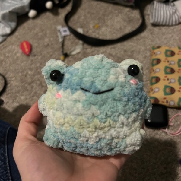 No Sew Chonky Frog Crochet Pattern - Etsy