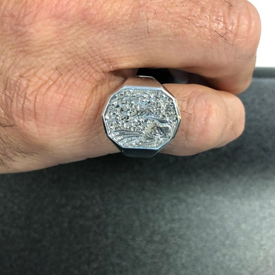 Silver St Christopher Signet Ring for Mencatholic Jewelry Personalized ...