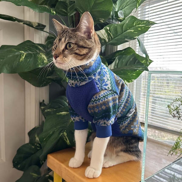 Stylish CAT Rain JACKET, Waterproof Cat Coat, Yellow Vintage Fisherman ...