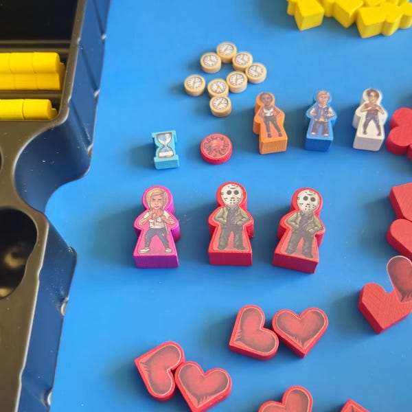 FLAMECRAFT Matte Vinyl Meeple Stickers/decals Upgrade Kit Unofficial ...