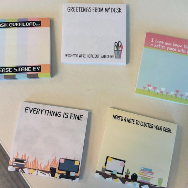 Procrastination Agenda Notepad, Cute Memo Pad, Sarcastic Note Pad ...