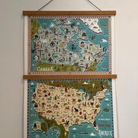 Illustrated Map, Mythical Beasts of Ancient Greece, Art Print - Etsy