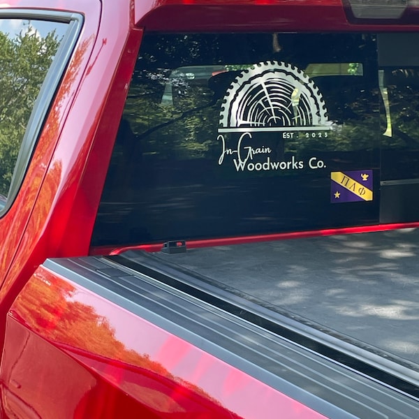 Premium Custom Window Sticker - Vinyl Printed Stickers - Personalized ...