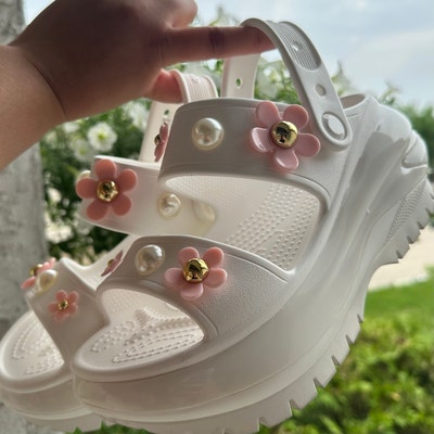 Cute Cartoon Shoe Buckles Set With Chain,crystal Animal Shoe Charms ...