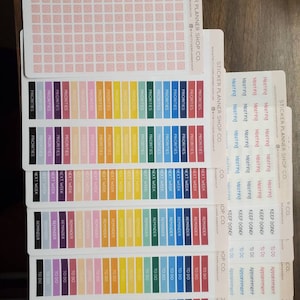 1 Hour Label Planner Stickers | Etsy