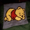 Pooh Sleeping C2C Corner to Corner Baby Afghan Blanket or - Etsy Canada