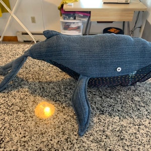 Denim Whale Instant Digital Printable Sewing Pattern With Step - Etsy