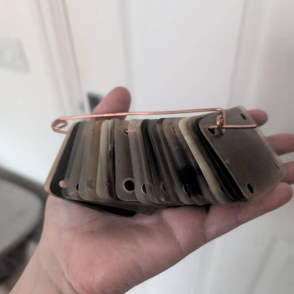 Tablet Weaving Cards /5 Holes Weaving Cards/ Wooden Tablets / Set of 8 ...