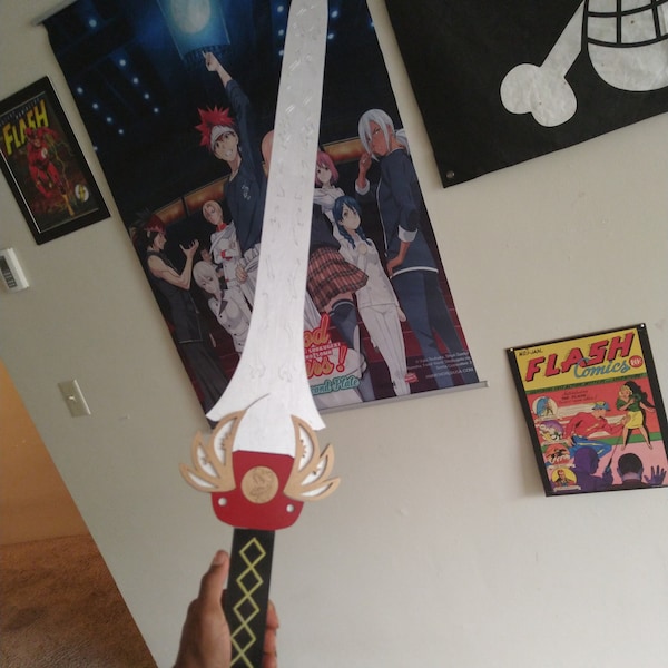 Red Power Ranger Sword (choice 2 Sizes) | MMPR Cosplay Replica Costume ...