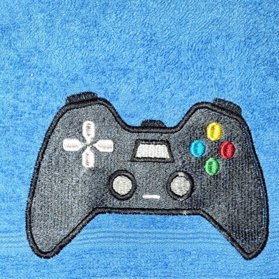 Outline Video Game Controller Embroidery Design, Gaming Machine ...