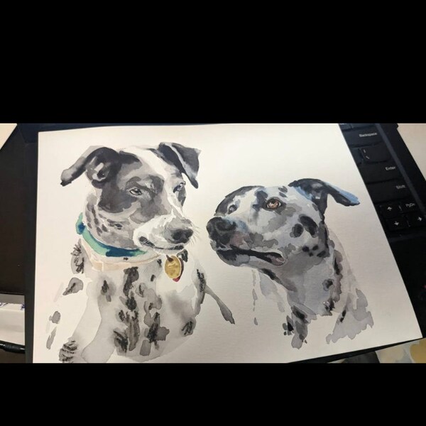 Custom Dog Portrait | Creative Dog Art | Unique Dog Gift | Happy Pet ...