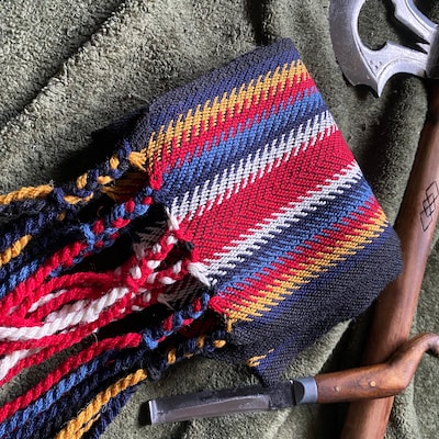 Métis Sash Québec Medium Alpaca Ceinture Fléchée Moyenne - Etsy