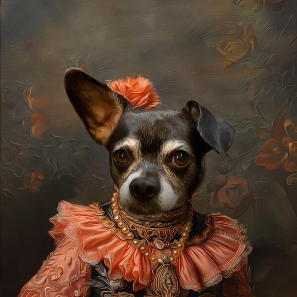 Commender Pet Portraits, Regal Pet Portraits, King Pet Portraits, Royal ...