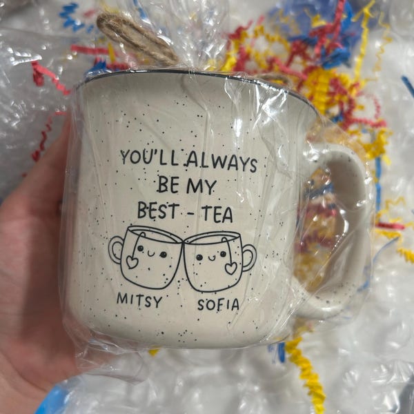 Best-tea Birthday, Custom Bestie Mug, Personalized Best Friend Coffee ...