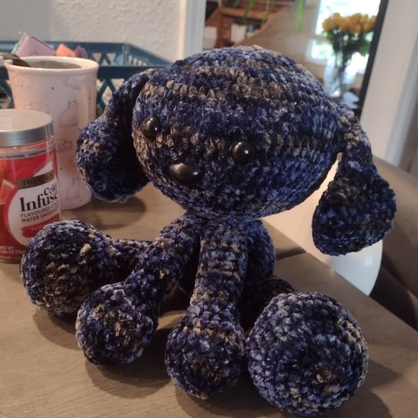 Amigurumi Crochet Domino Dog PDF Pattern - Etsy