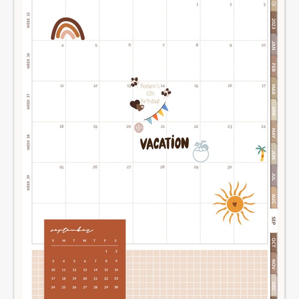 Digital Planner Goodnotes, Ipad, Notability Daily, Weekly, Monthly 2024 ...
