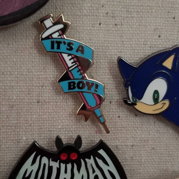 Trans Pride - Male/masc Enamel Pin Set - Etsy