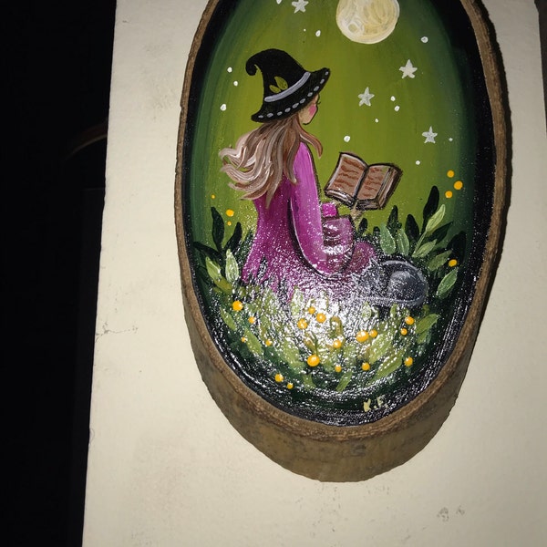 Little Witch , Print, 8x10 Inches - Etsy