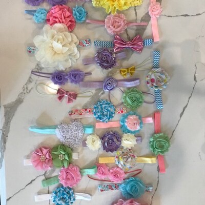 Baby Shower Headband Kit springtime Pastels, Baby Shower Headband ...