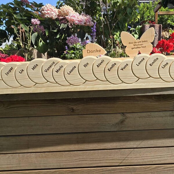 Zaun Holz Holzzaun, Gartenzaun Zaunelemente mit Tiere Motiv, Zaunbrett ...