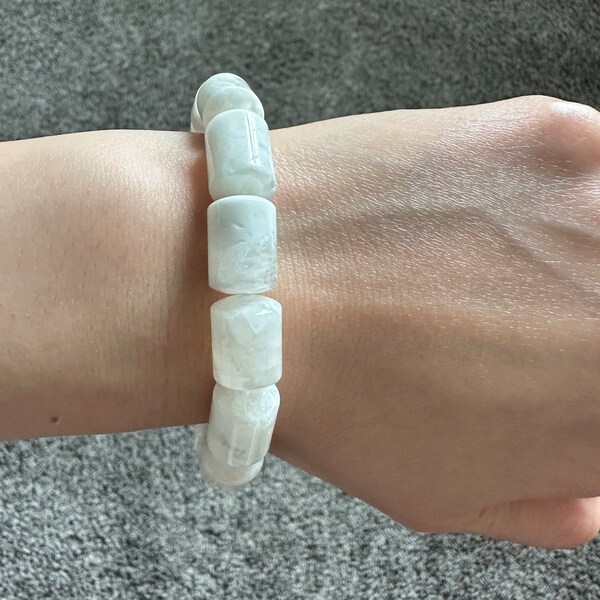 Natural Phantom Green Ghost Single or Triple-strand Bracelet - Ghost ...