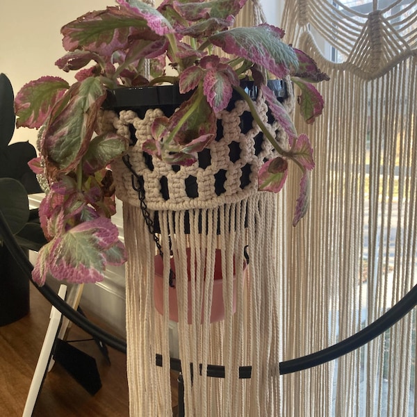 9-10” Hanging Plant Drainage | Eco-friendly Catch Trays With Chain | No ...